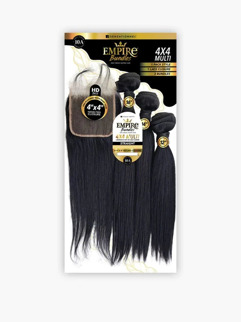Sensationnel EMPIRE BUNDLES 4X4 MULTI PACK STRAIGHT – Beauty & Beyond ...